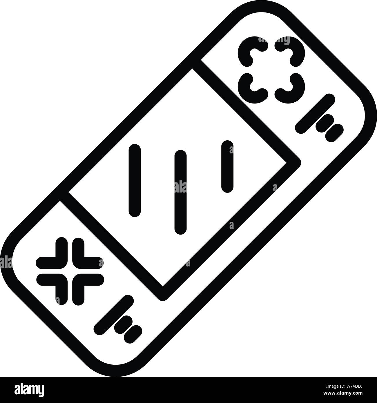 Console icon, outline style Stock Vector Image & Art - Alamy