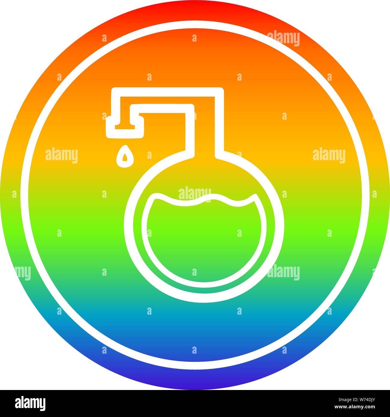 Vial circular Stock Vector Images - Alamy