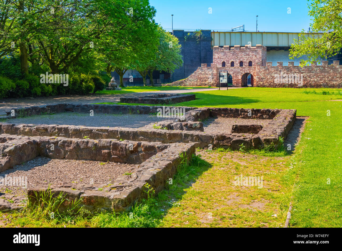 Roman fort of mamucium hi-res stock photography and images - Alamy