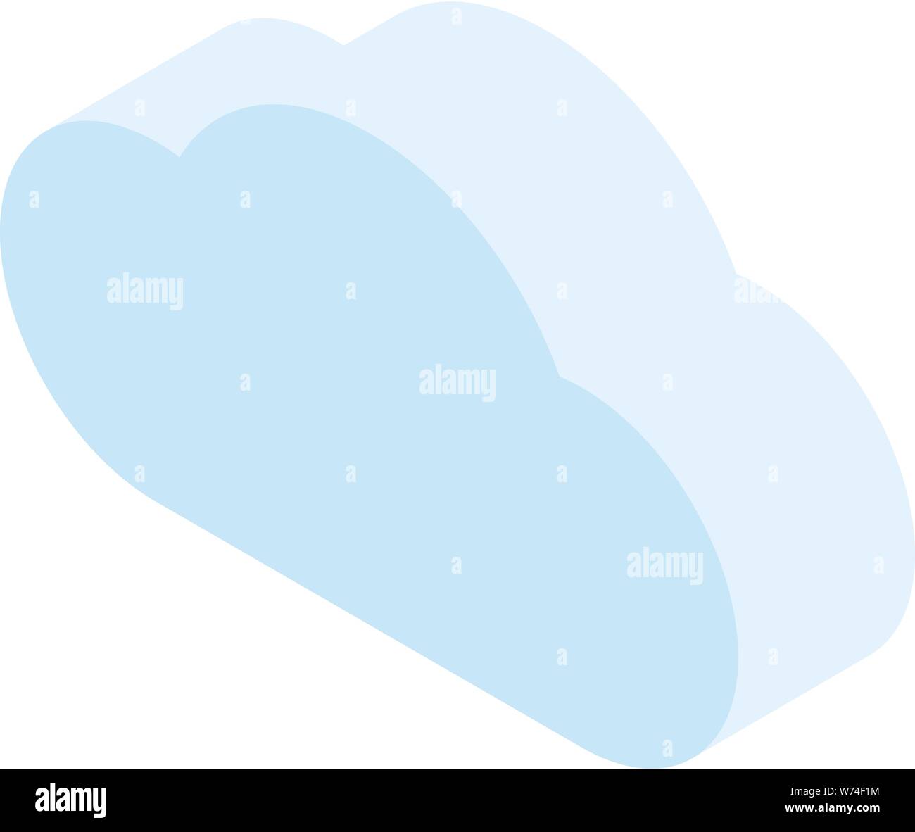 Modern data cloud icon, isometric style Stock Vector Image & Art - Alamy