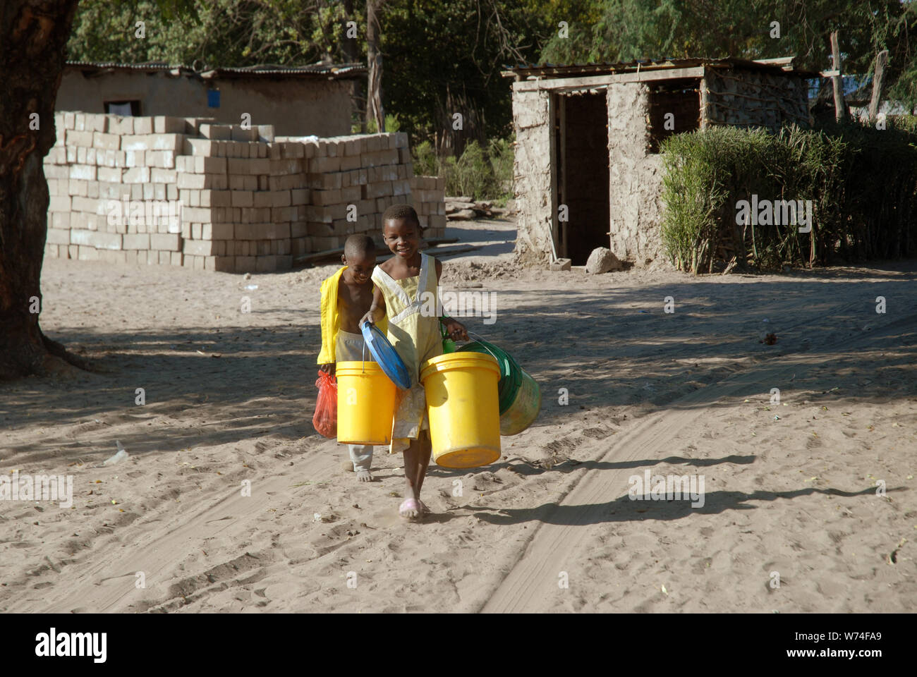 Collecting cans boy hi-res stock photography and images - Alamy
