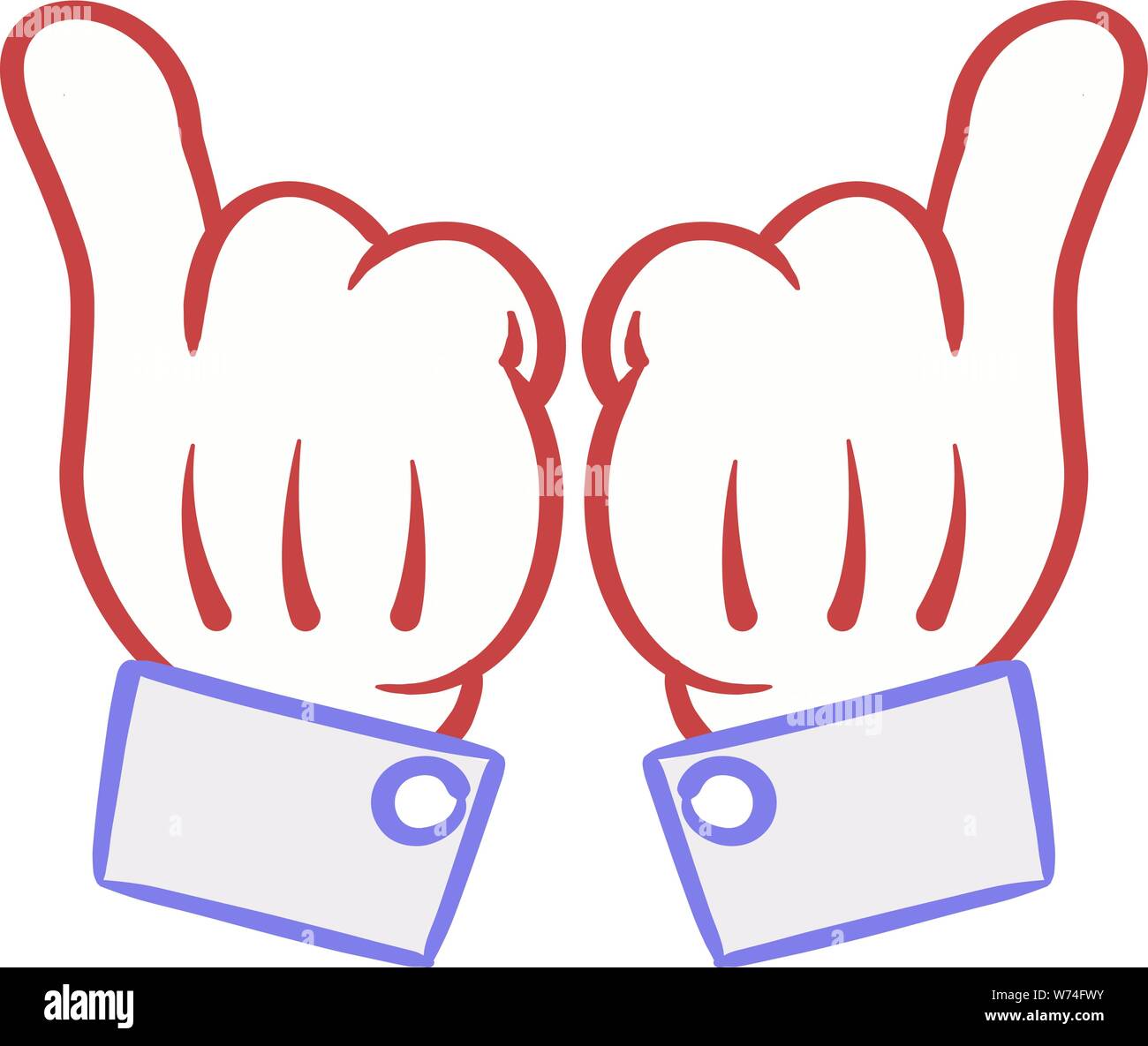 Mickey Mouse Hand Signs C