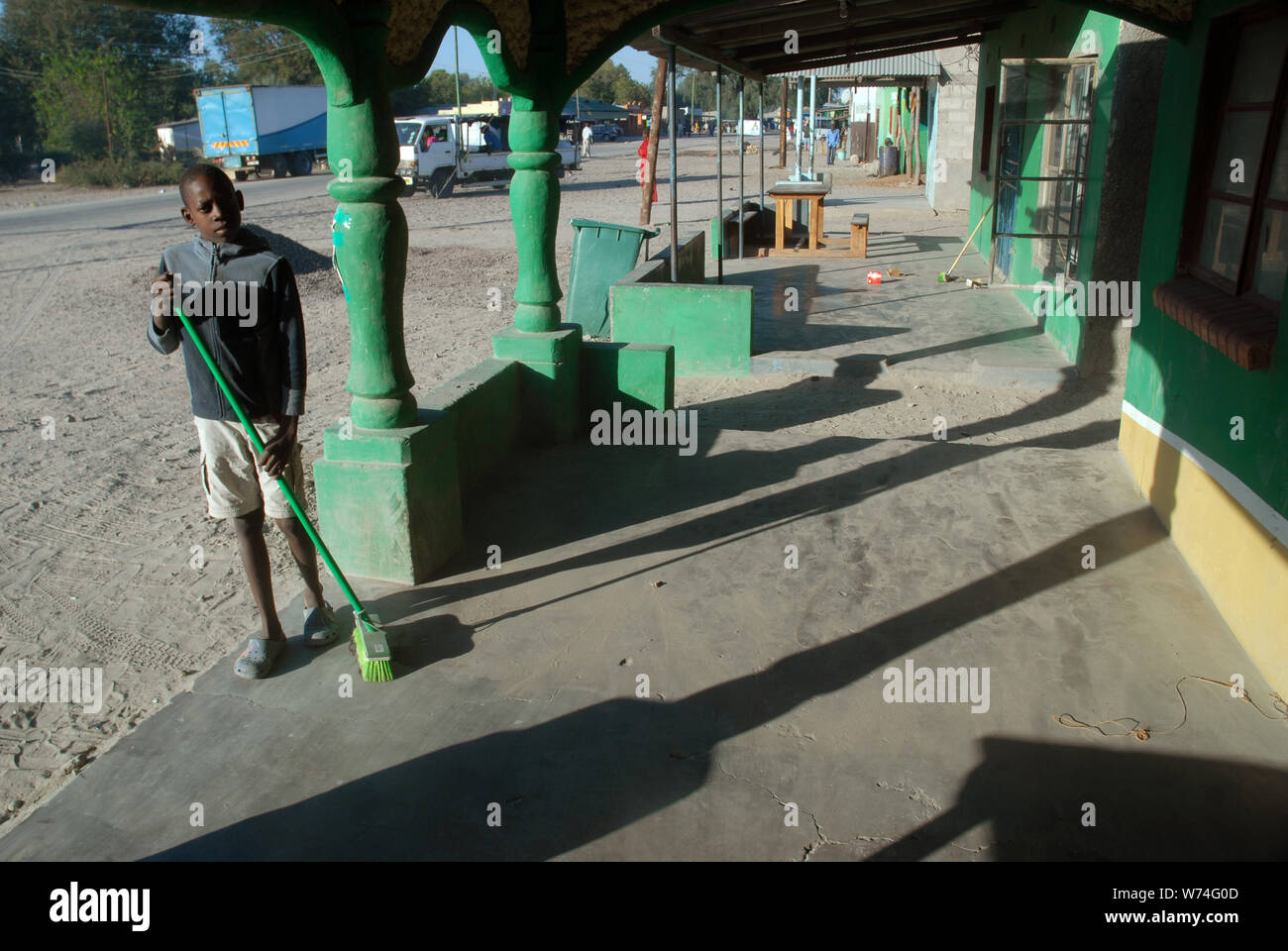 Sweeping floor africa hi-res stock photography and images - Alamy