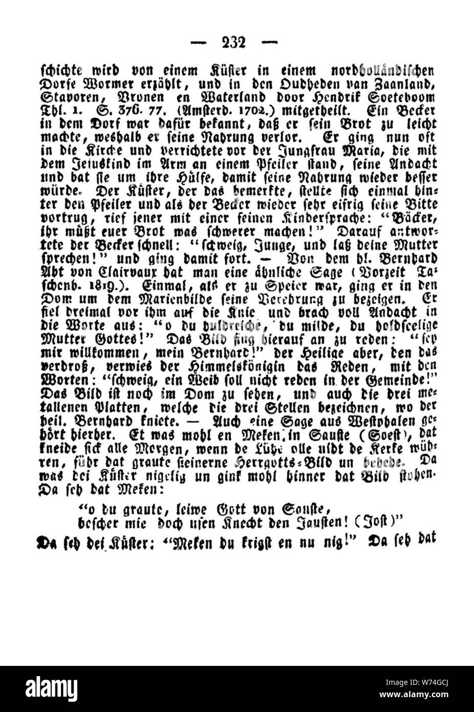 De Kinder und Hausmärchen Grimm 1822 V3 238 Stock Photo - Alamy