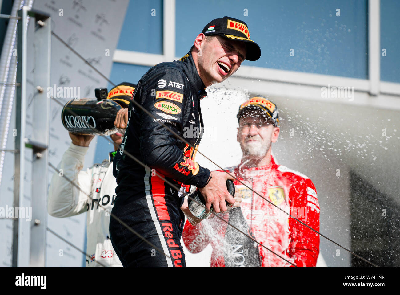 Formula 1 red bull champagne hi-res stock photography and images - Alamy
