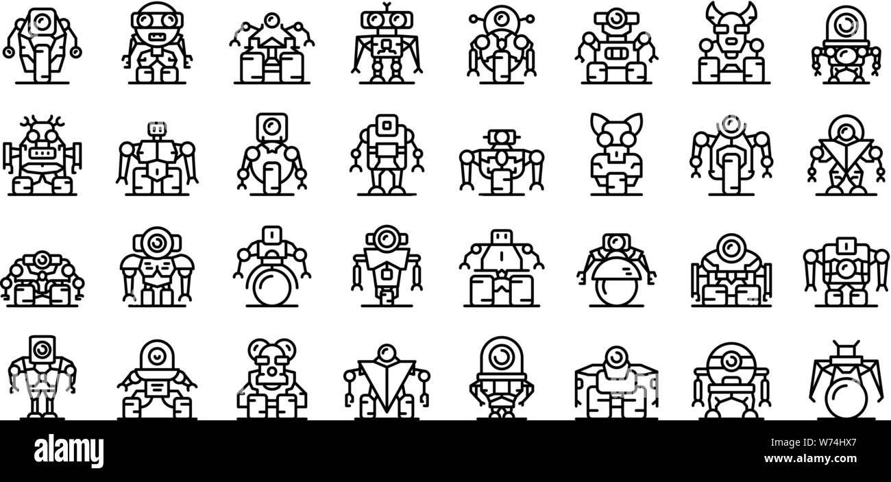 Space transformer robot Cut Out Stock Images & Pictures - Alamy