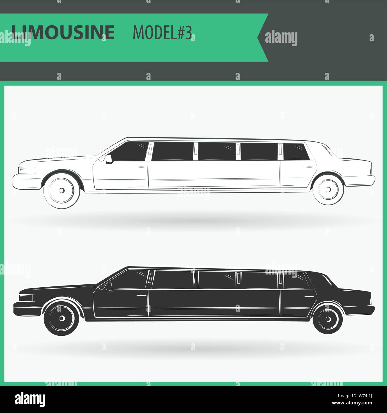 Limousine with two doors hi-res stock photography and images - Alamy
