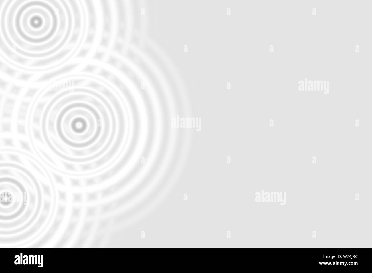 White sound waves oscillating on gray backdrop, abstract background ...