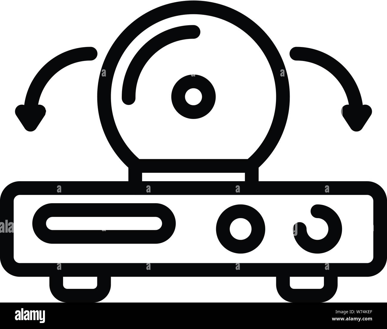 Video console icon, outline style Stock Vector Image & Art - Alamy
