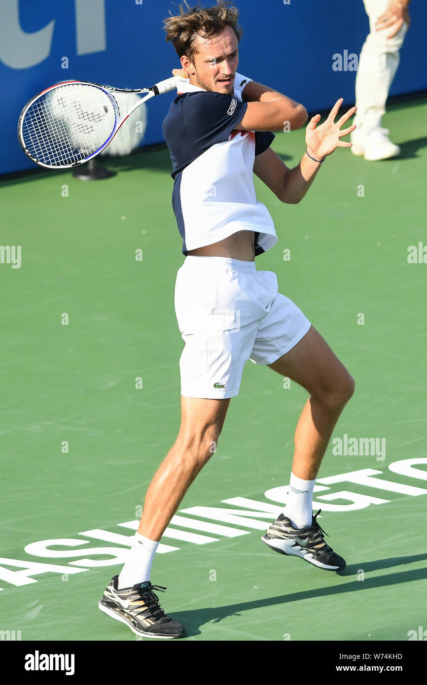 Daniil medvedev forehand hi-res stock photography and images - Alamy