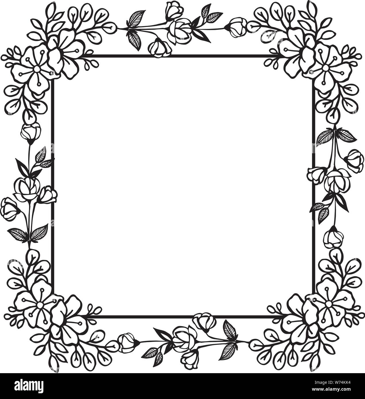 Feature feature border motif Stock Vector Images - Alamy