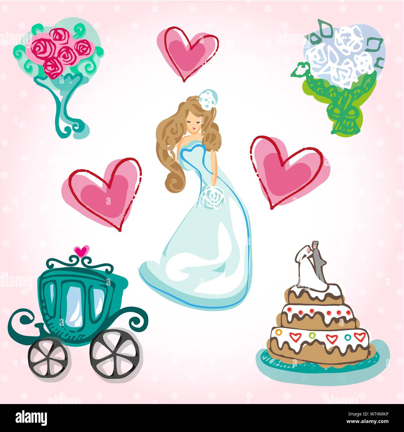 Wedding ceremony ritual Stock Vector Images - Alamy