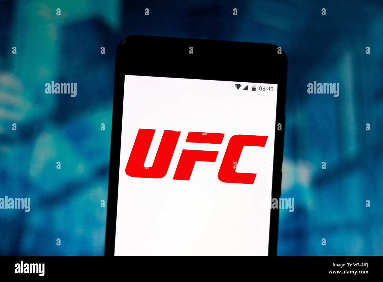 In this photo illustration the National Ultimate Fighting Championship ...