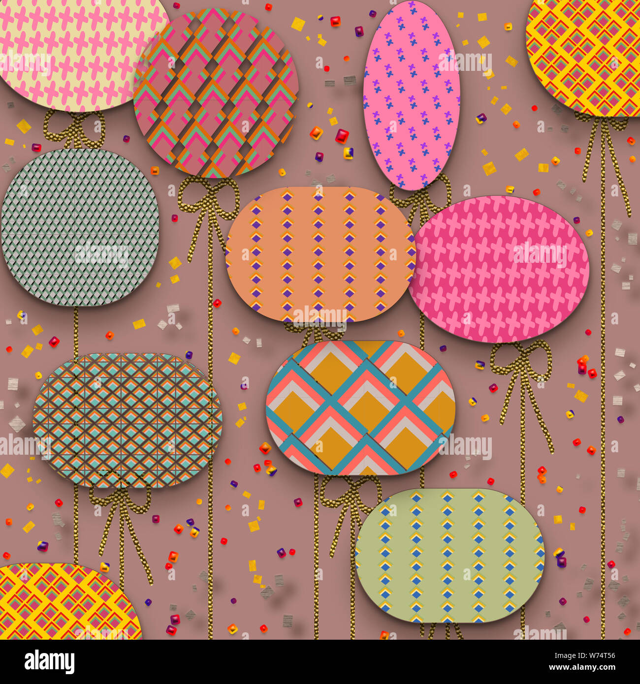 Hand drawn shapes abstract hi-res stock photography and images - Alamy