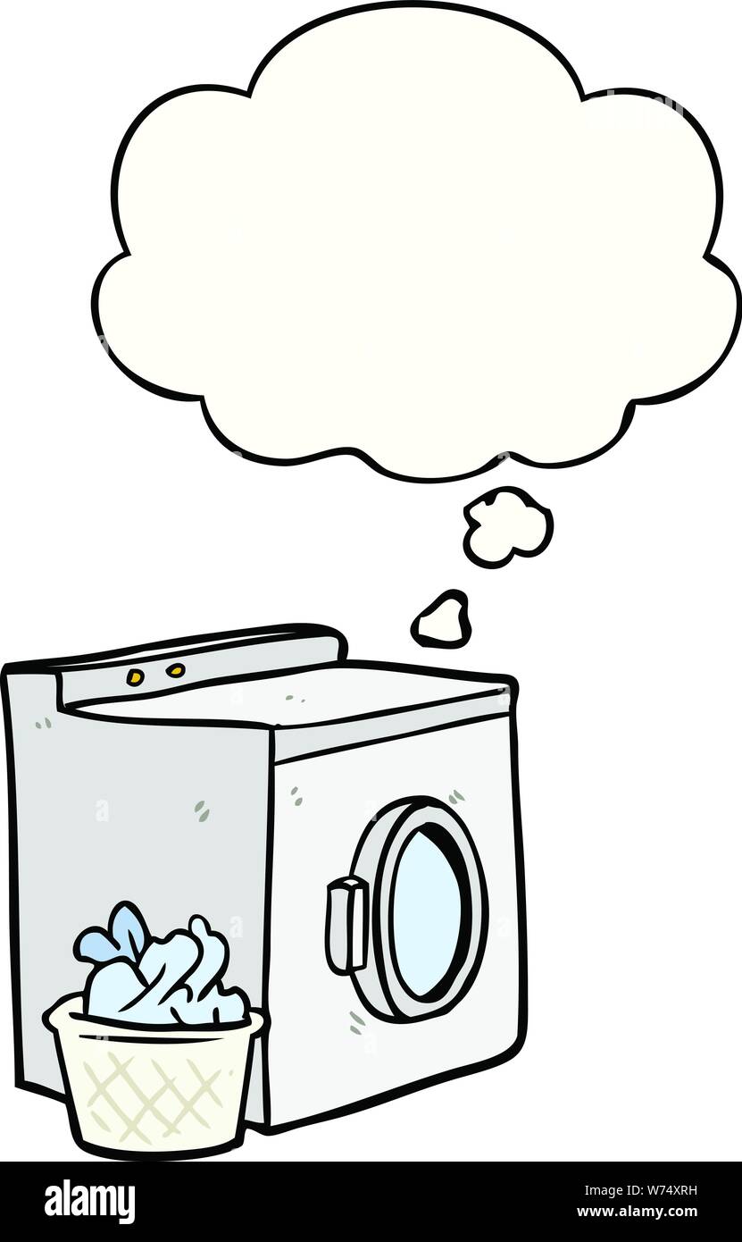Washing machine cartoon doodle hi-res stock photography and images - Alamy