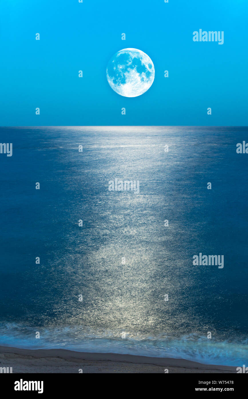 Moon reflecting hi-res stock photography and images - Alamy