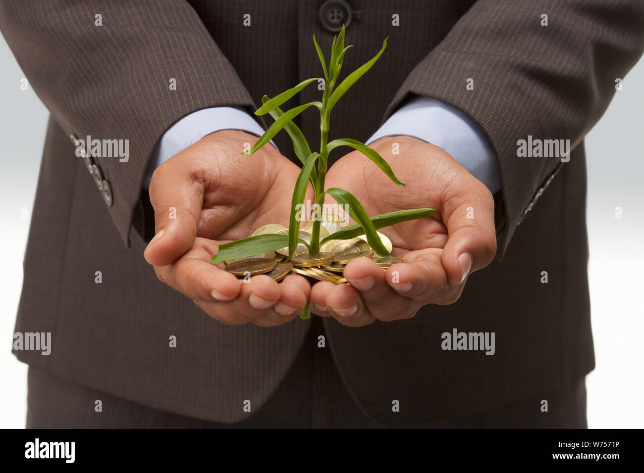 Hand businessman holding capital hi-res stock photography and images ...