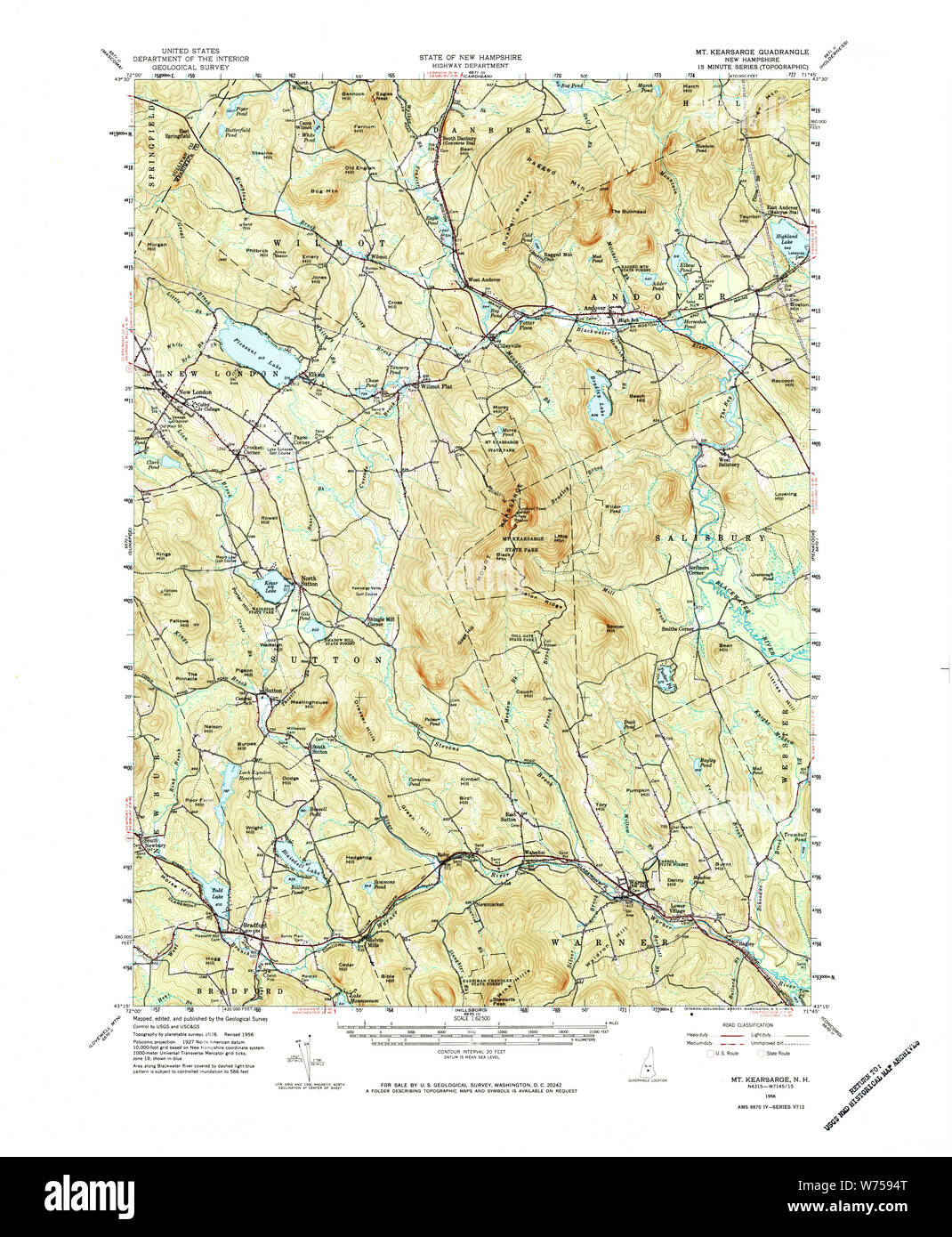 Mt kearsarge Cut Out Stock Images & Pictures - Alamy