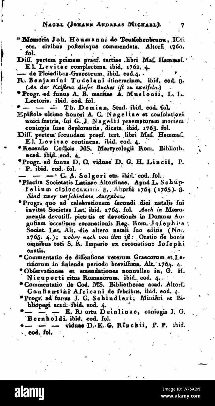 De Meusel Lexikon 10 007 Stock Photo - Alamy