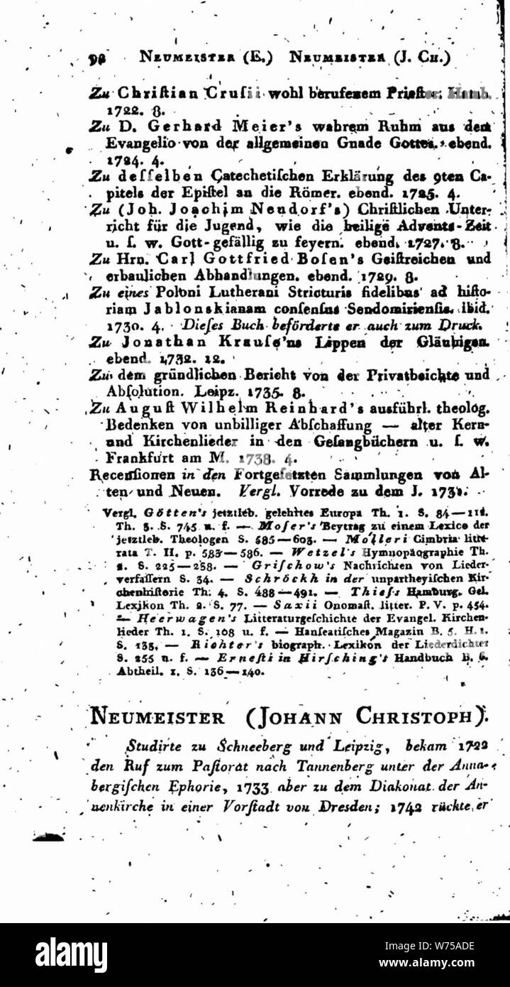 De Meusel Lexikon 10 092 Stock Photo - Alamy