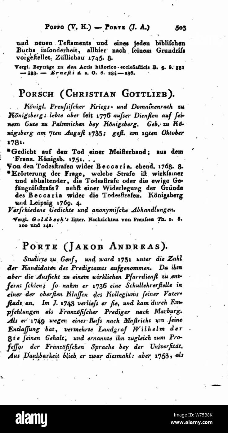 De Meusel Lexikon 10 503 Stock Photo - Alamy