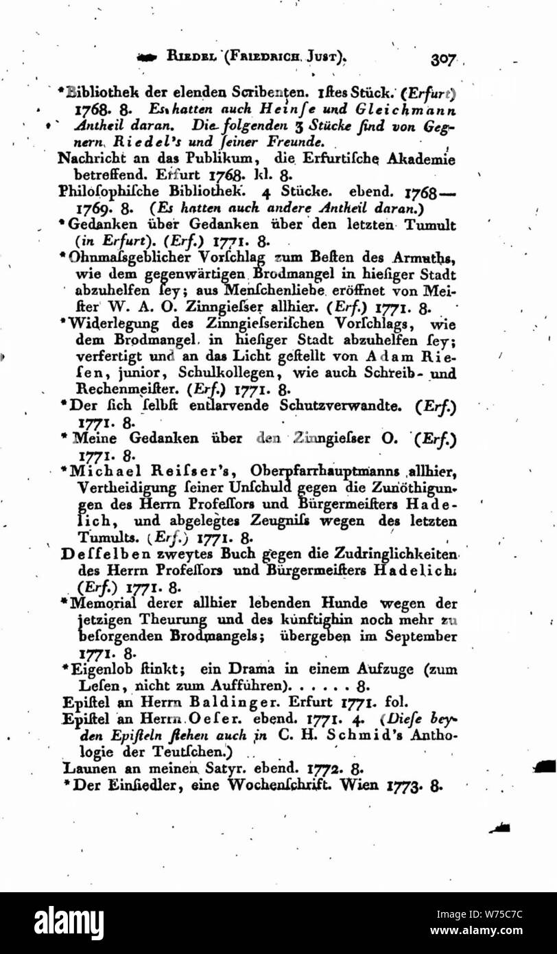 De Meusel Lexikon 11 307 Stock Photo - Alamy