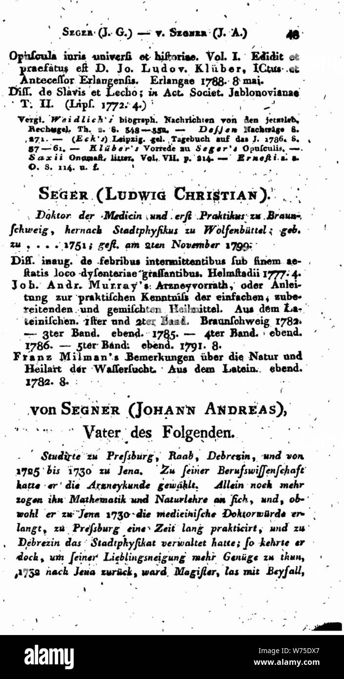 De Meusel Lexikon 13 043 Stock Photo - Alamy