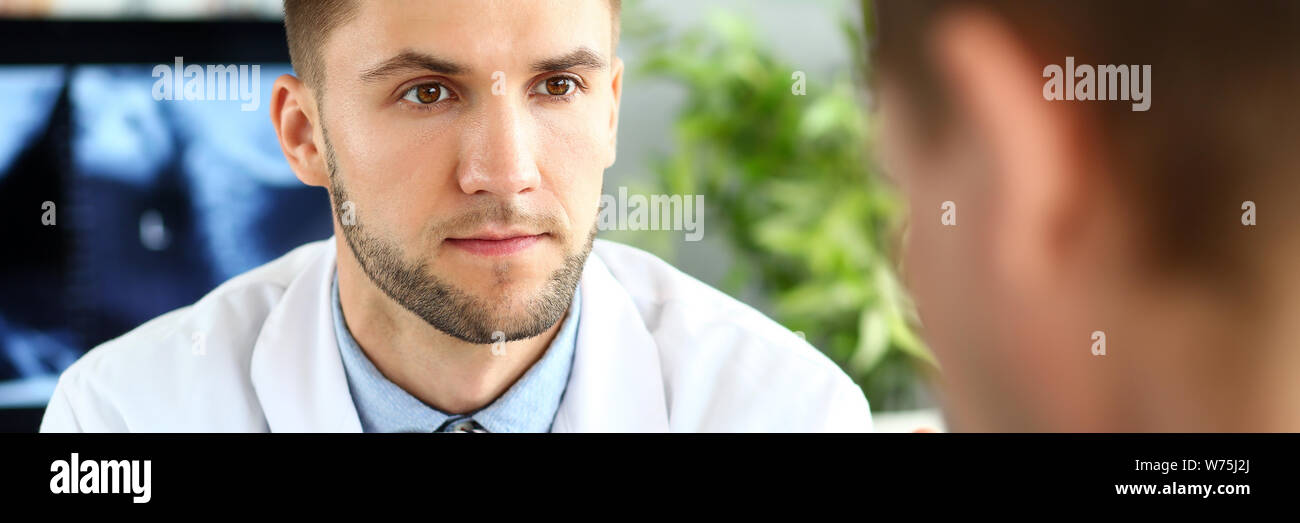 Bearded doctor in uniform hi-res stock photography and images - Alamy
