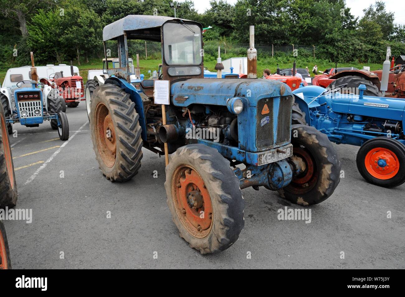 A 1959 Fordson Power Major tractor in the vintage tractor and machinery ...
