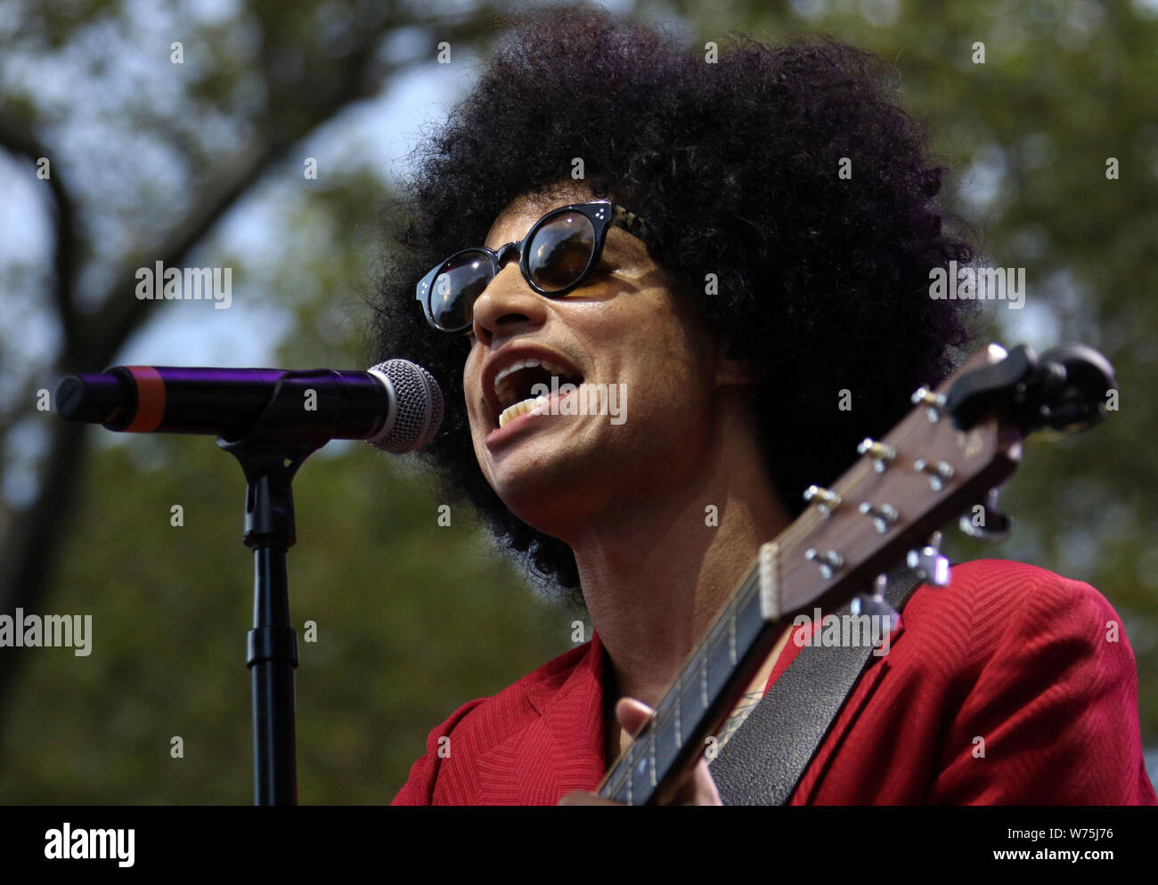 August 4, 2019, New York City, New York, USA: Singer JOSE JAMES ...