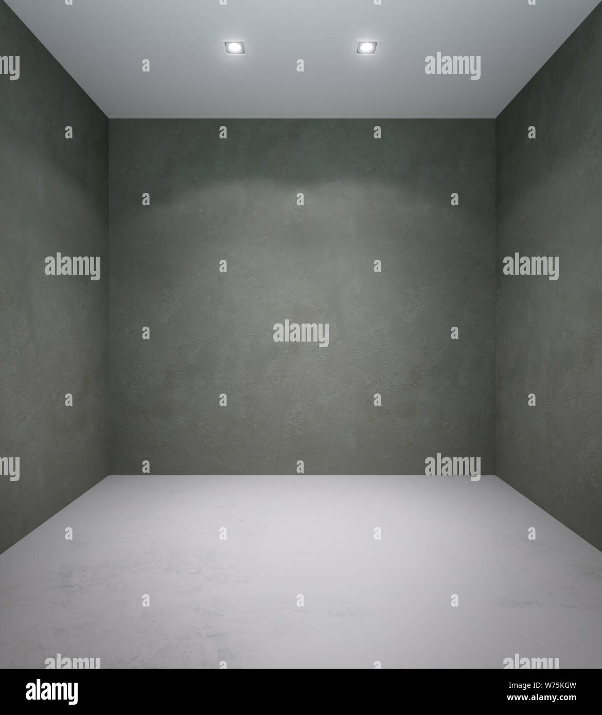 Empty room 3d hi-res stock photography and images - Alamy