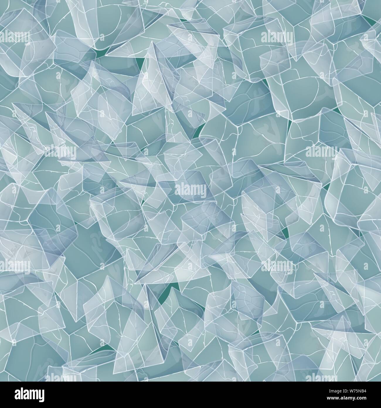 Ice seamless pattern background. Vector illustration. Winter design ...
