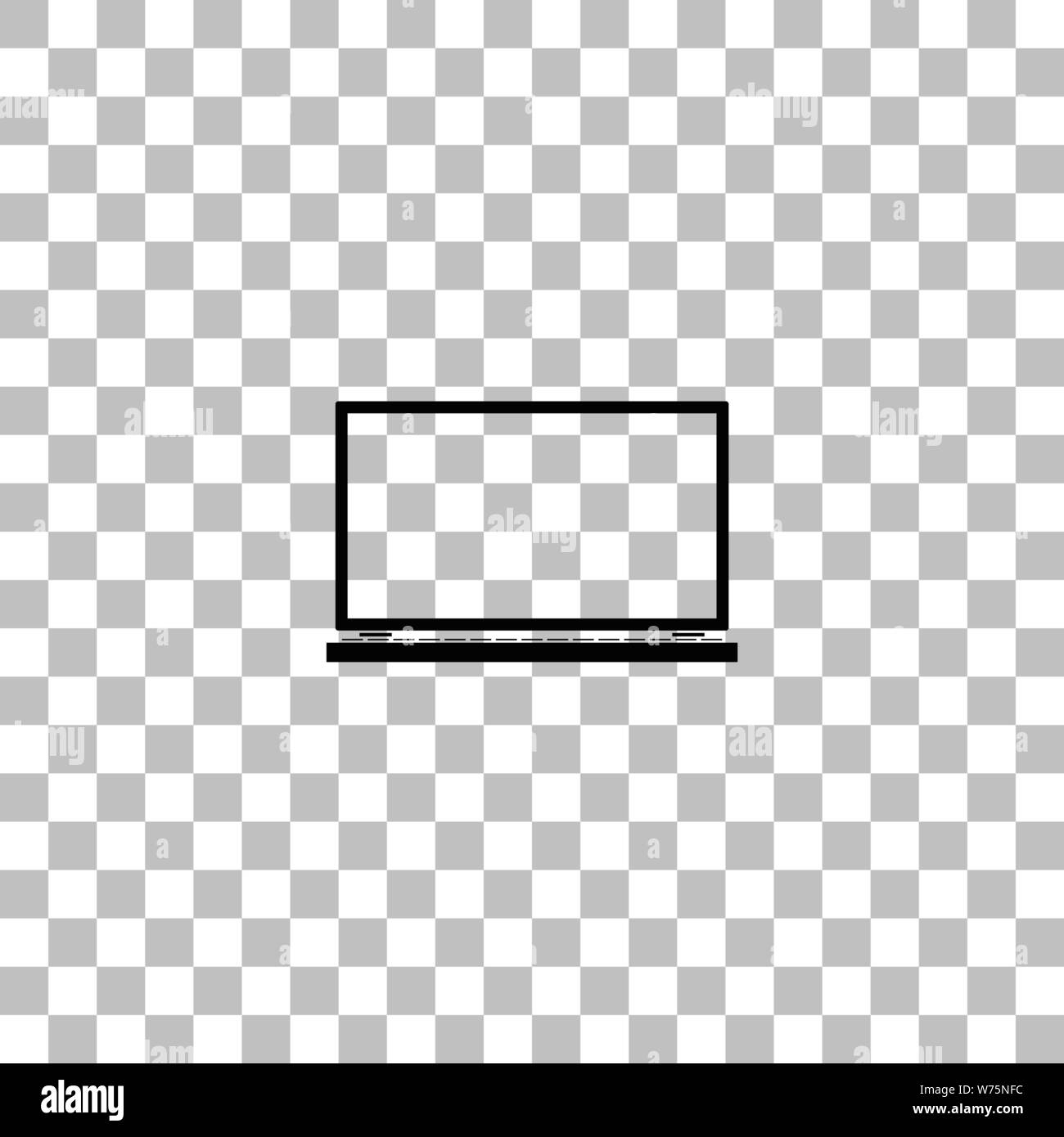 Notebook. Black flat icon on a transparent background. Pictogram for ...