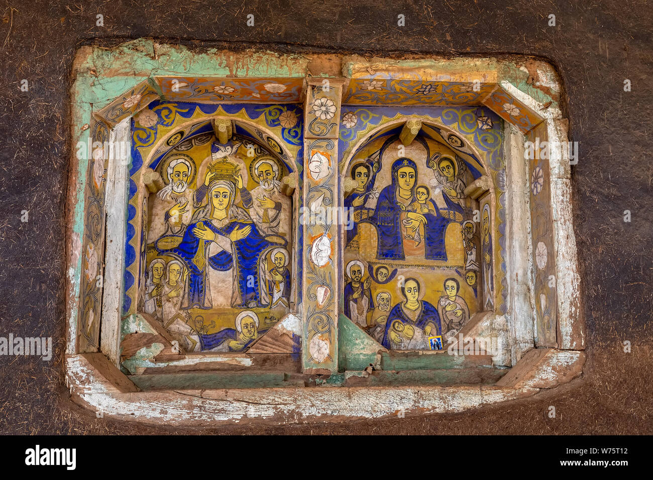 Zege Peninsula in Lake Tana. UNESCO Ura Kidane Mehret Church, monastery ...