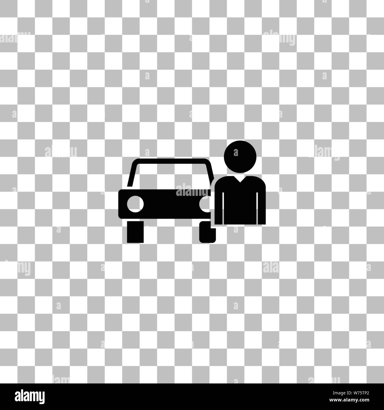 Car driver silhouette logo pictogram hi-res stock photography and ...