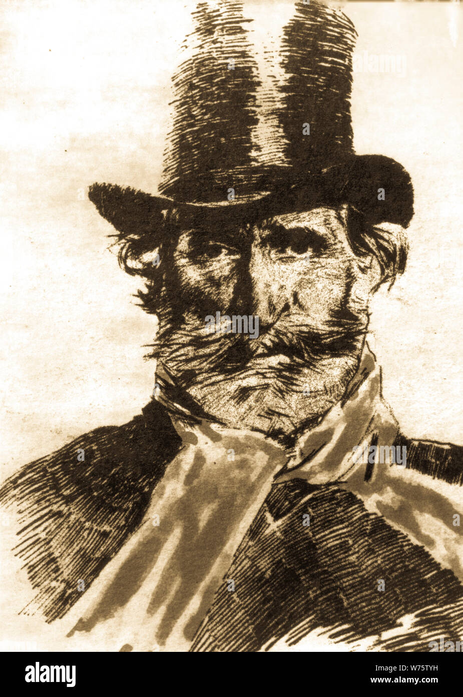 19th century verdi portrait hi-res stock photography and images - Alamy