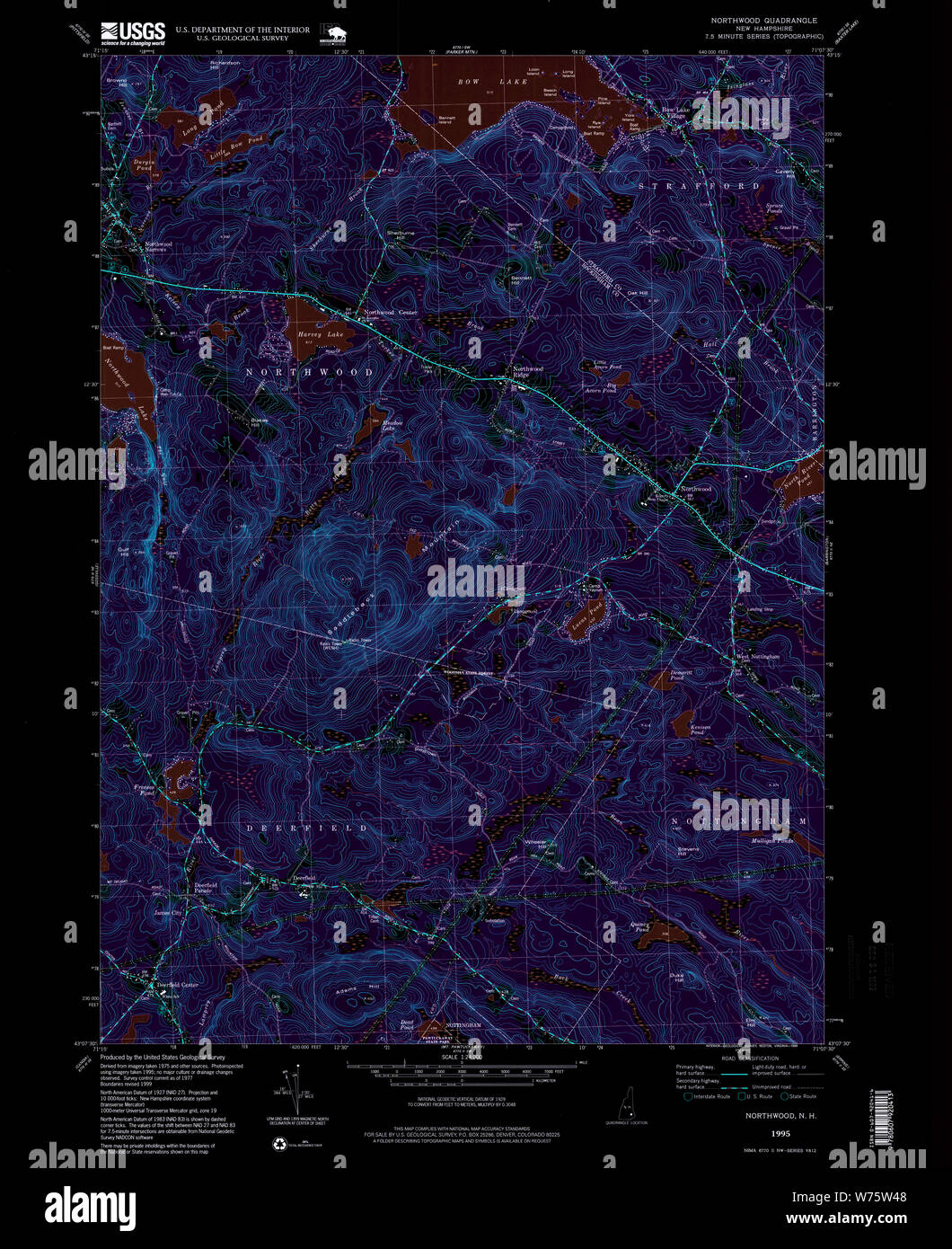 Map of northwood hi-res stock photography and images - Alamy