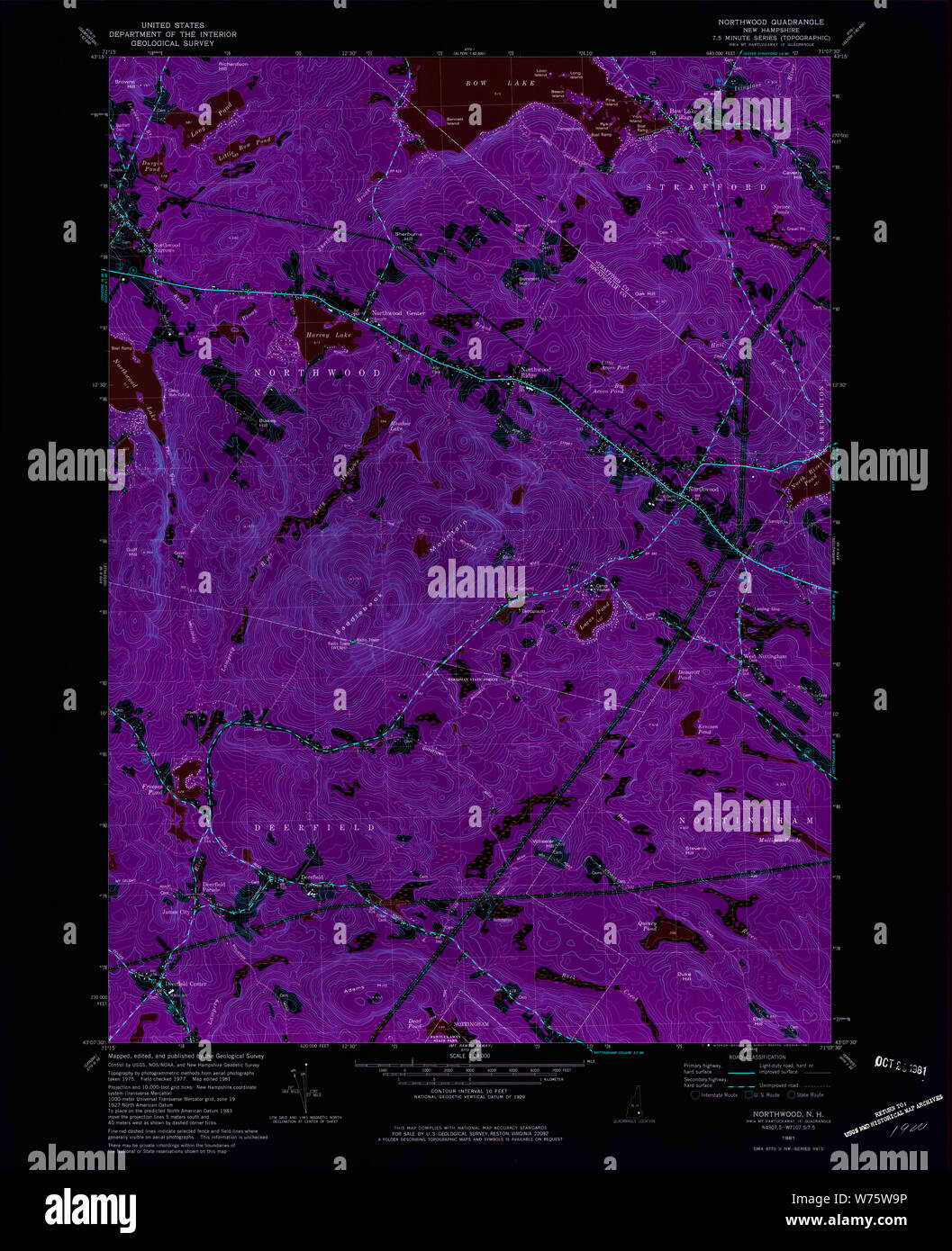 Map of northwood hi-res stock photography and images - Alamy