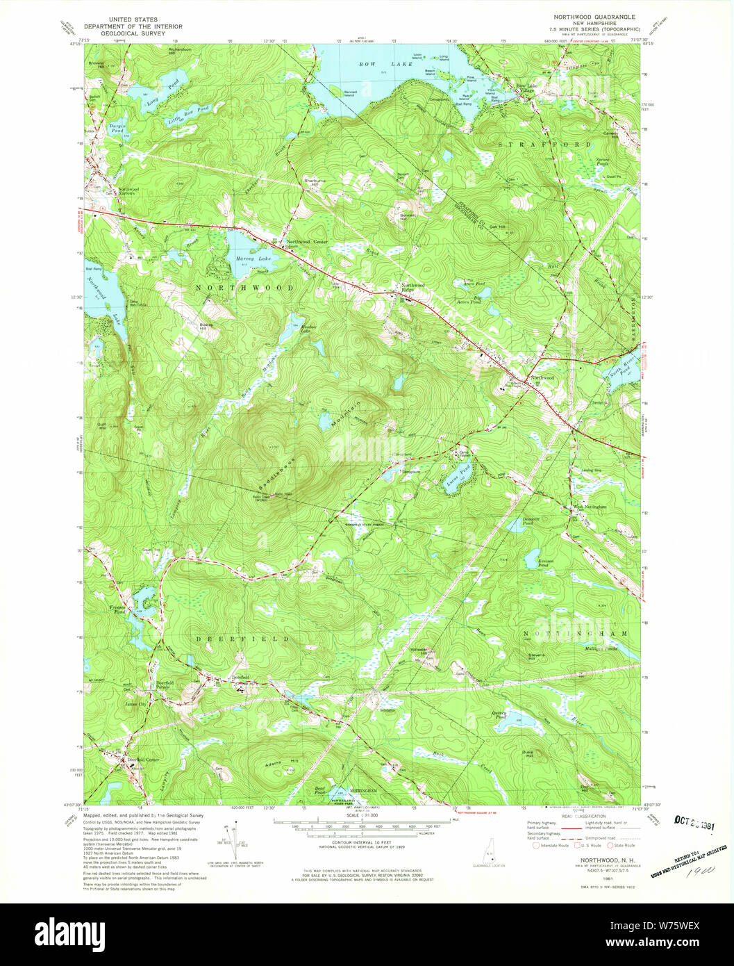 Map of northwood hi-res stock photography and images - Alamy