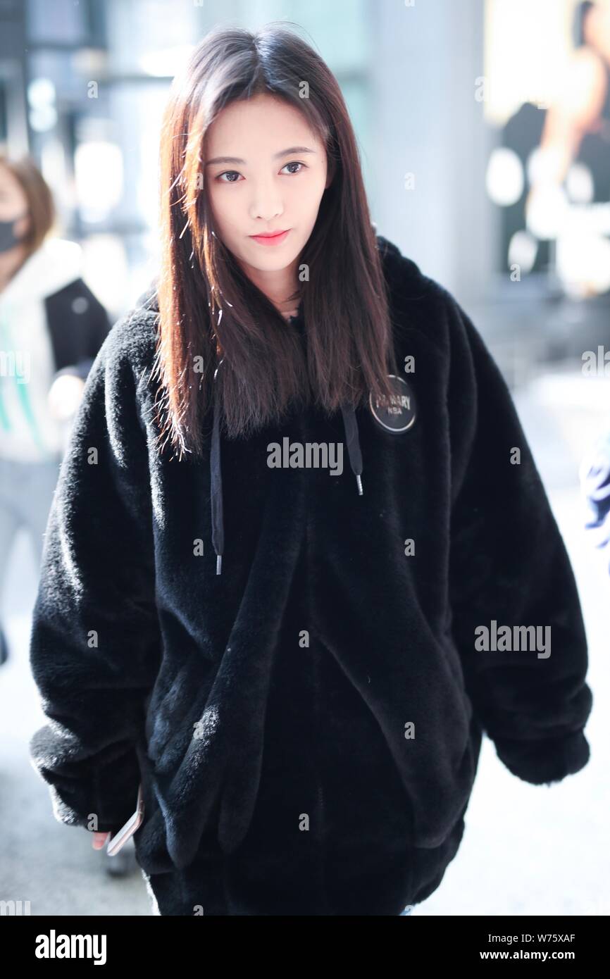 Chinese singer and actress Ju Jingyi, a former member of Chinese girl ...