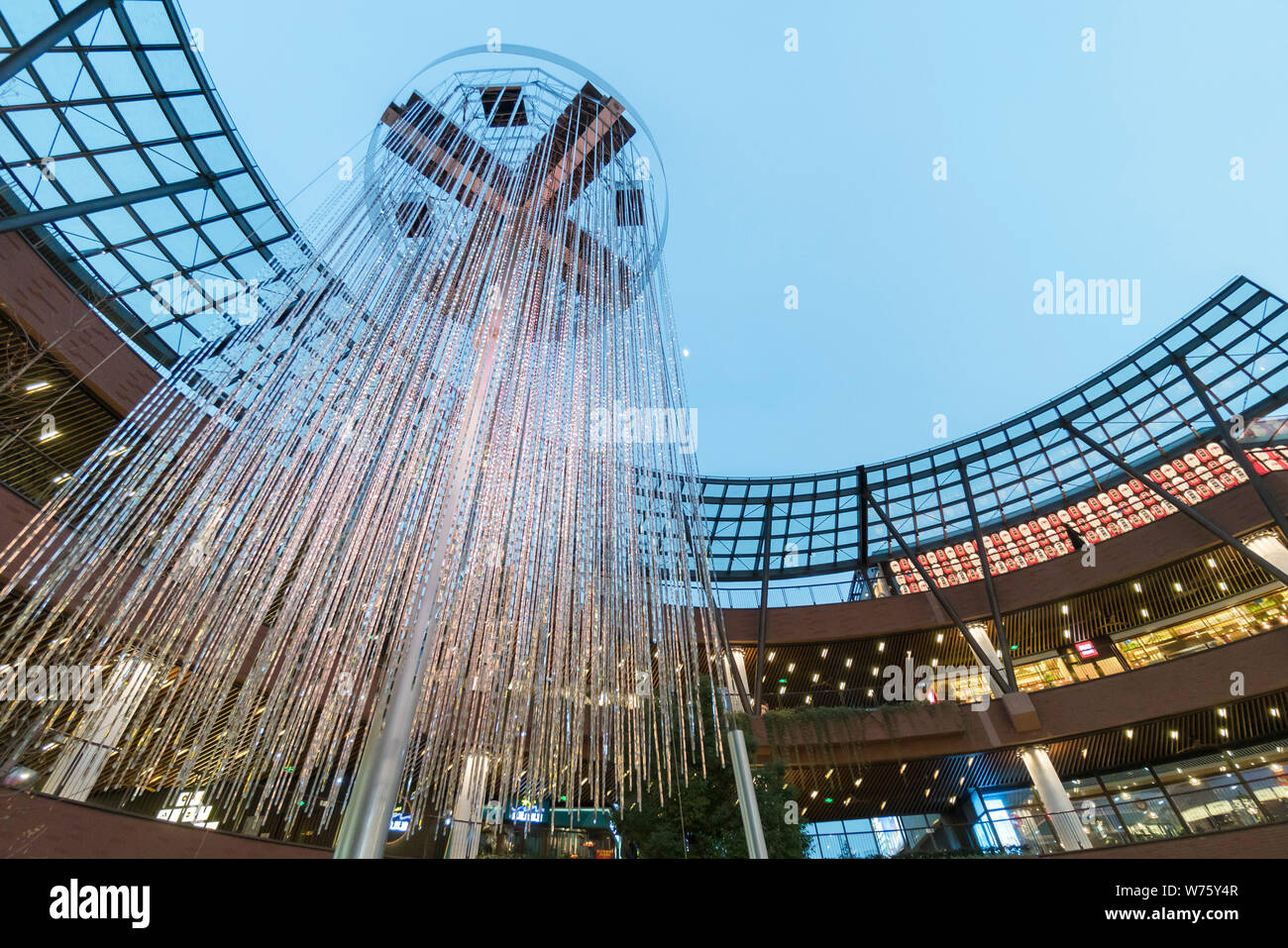 The "teamLab Crystal Fireworks" art installation set up by Japan's ...