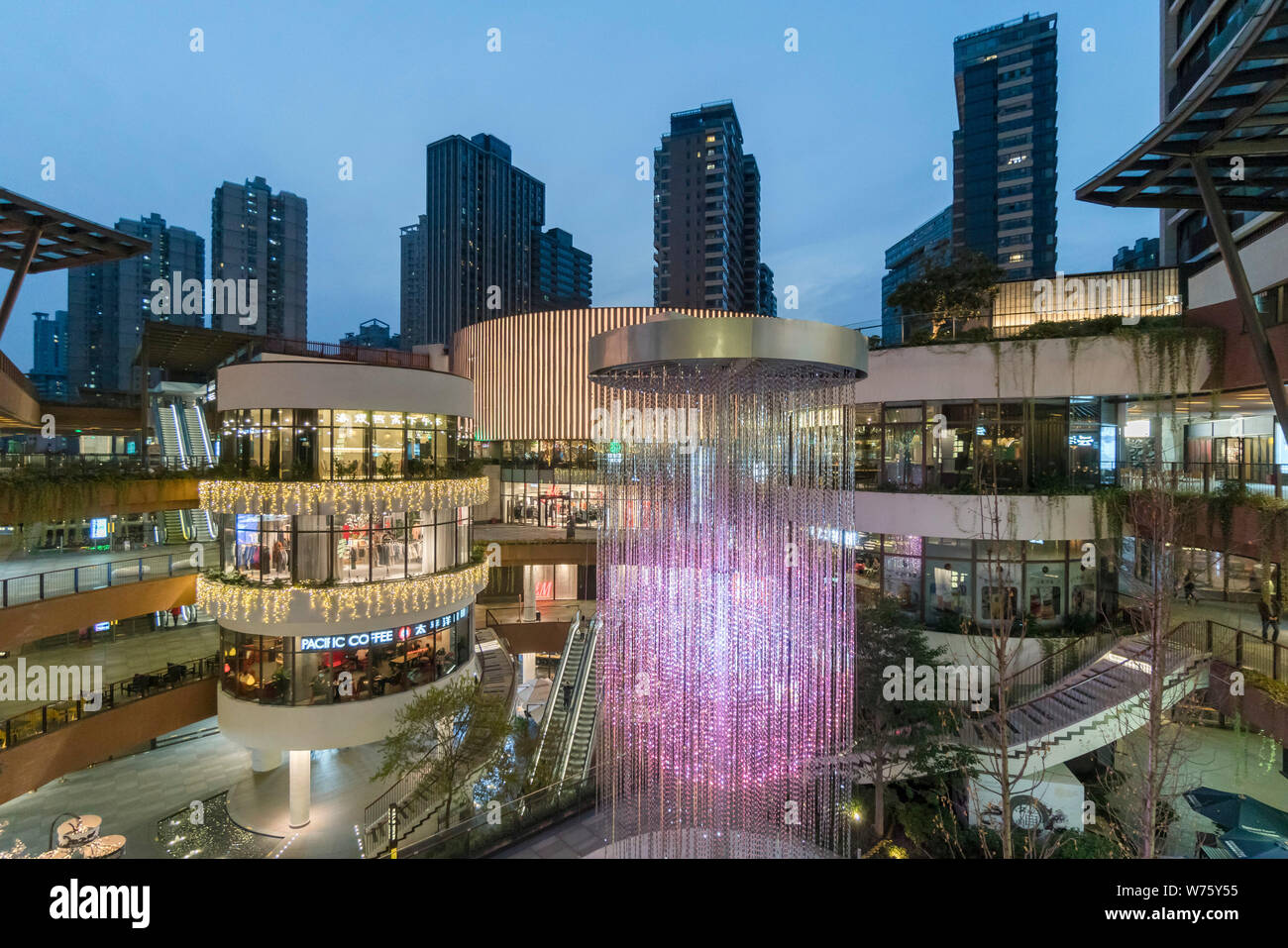 The "teamLab Crystal Fireworks" art installation set up by Japan's ...