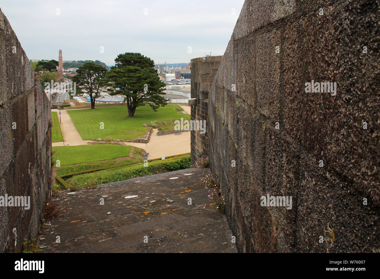medieval castle in brest in brittany (france Stock Photo - Alamy