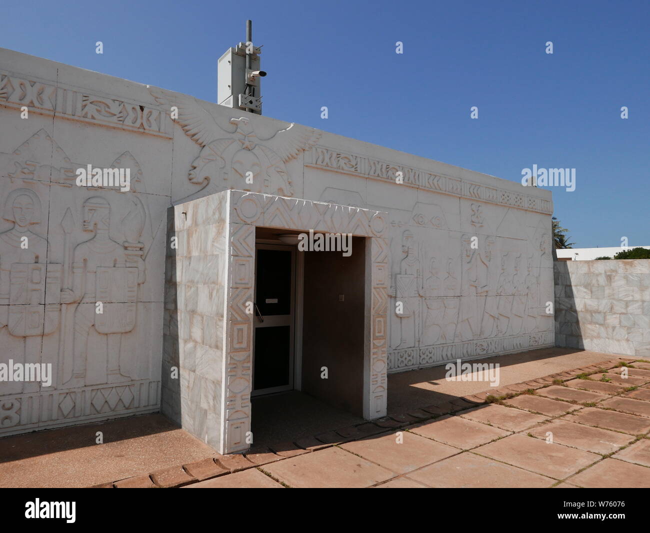 Entrance for the museum for the first president of Ghana after ...