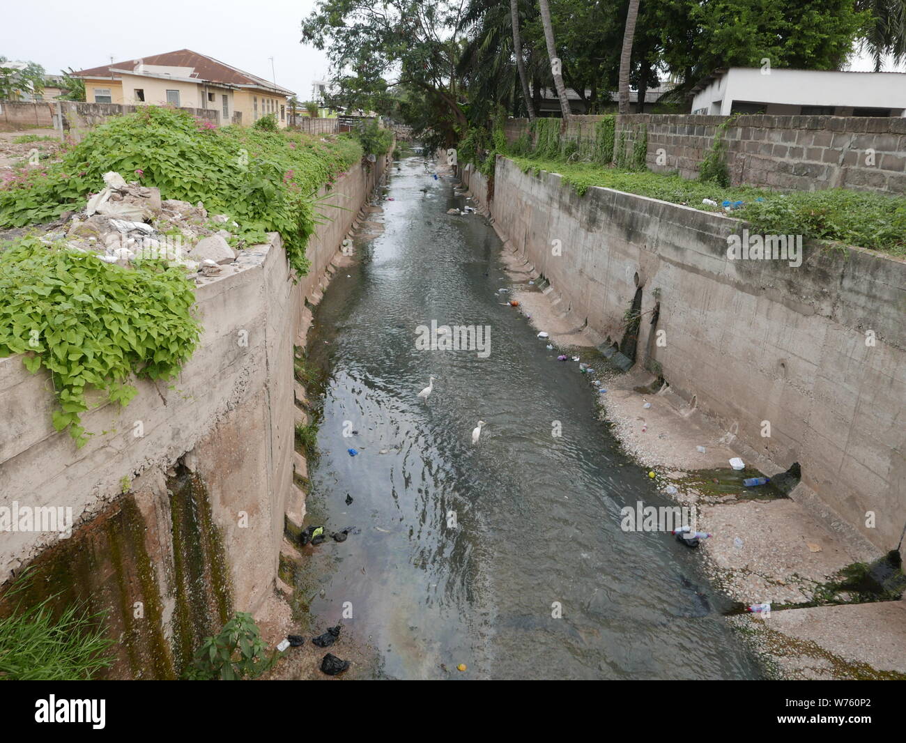 Open wastewater system in Accra, Ghana, in August 2018. | usage ...
