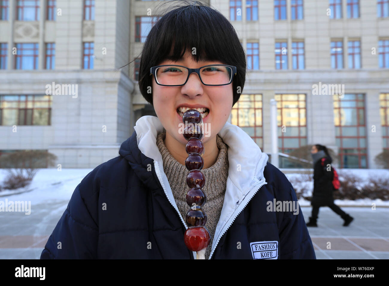 Candied hawthorn stick hi-res stock photography and images - Alamy