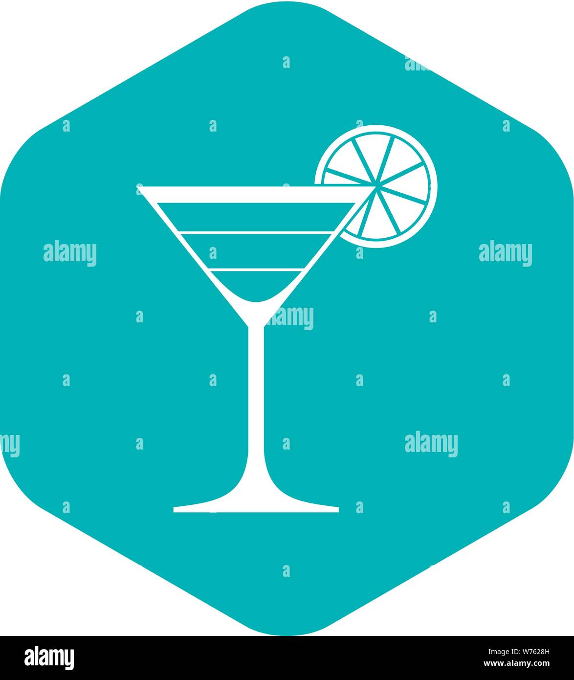 Cocktail icon, simple style Stock Vector Image & Art - Alamy