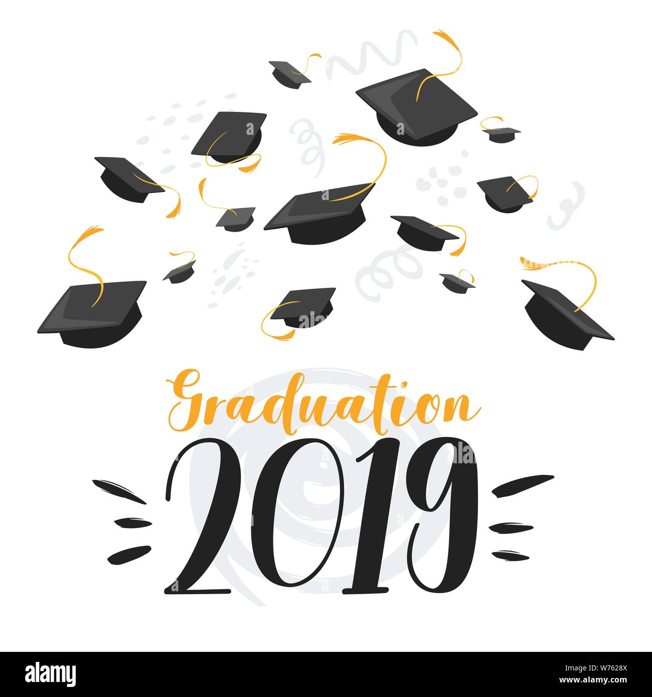Students mortar boards Stock Vector Images - Alamy