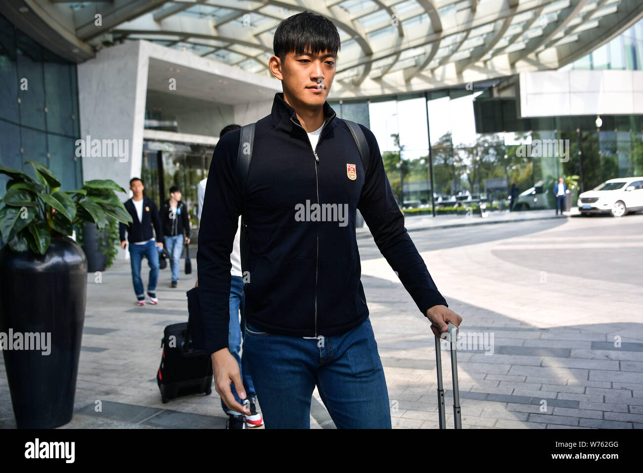Yan Junling of the Chinese national men's football team is pictured as ...