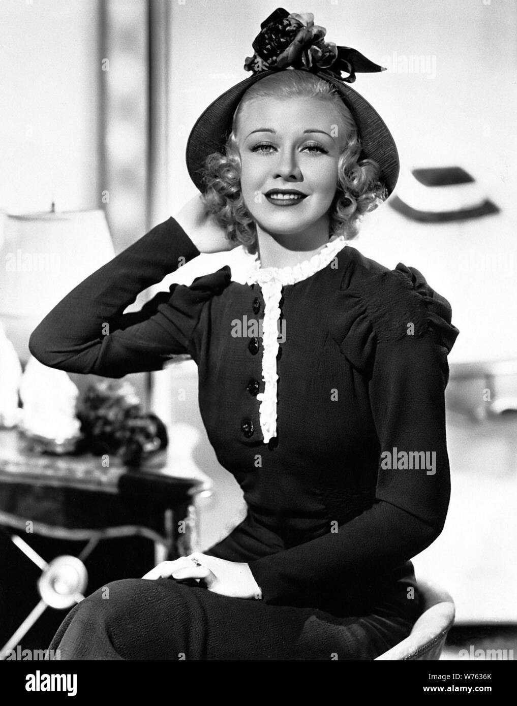 Ginger rogers portrait Black and White Stock Photos & Images - Alamy